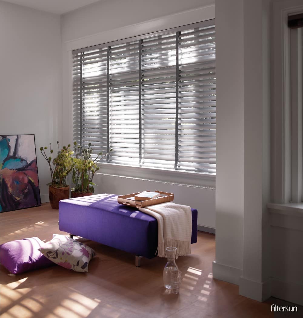 Etoféa Stores sur mesure vénitien avec de grandes largeurs de lames