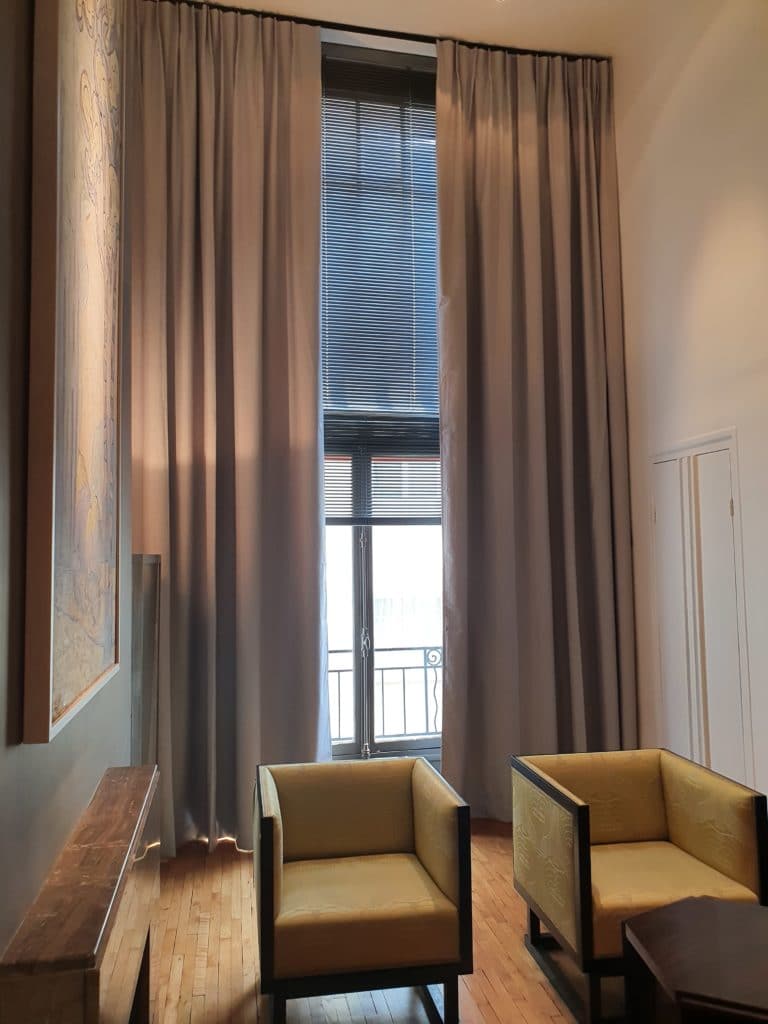 Etoféa La confection de rideaux sur mesure d'un projet Paris 16ème